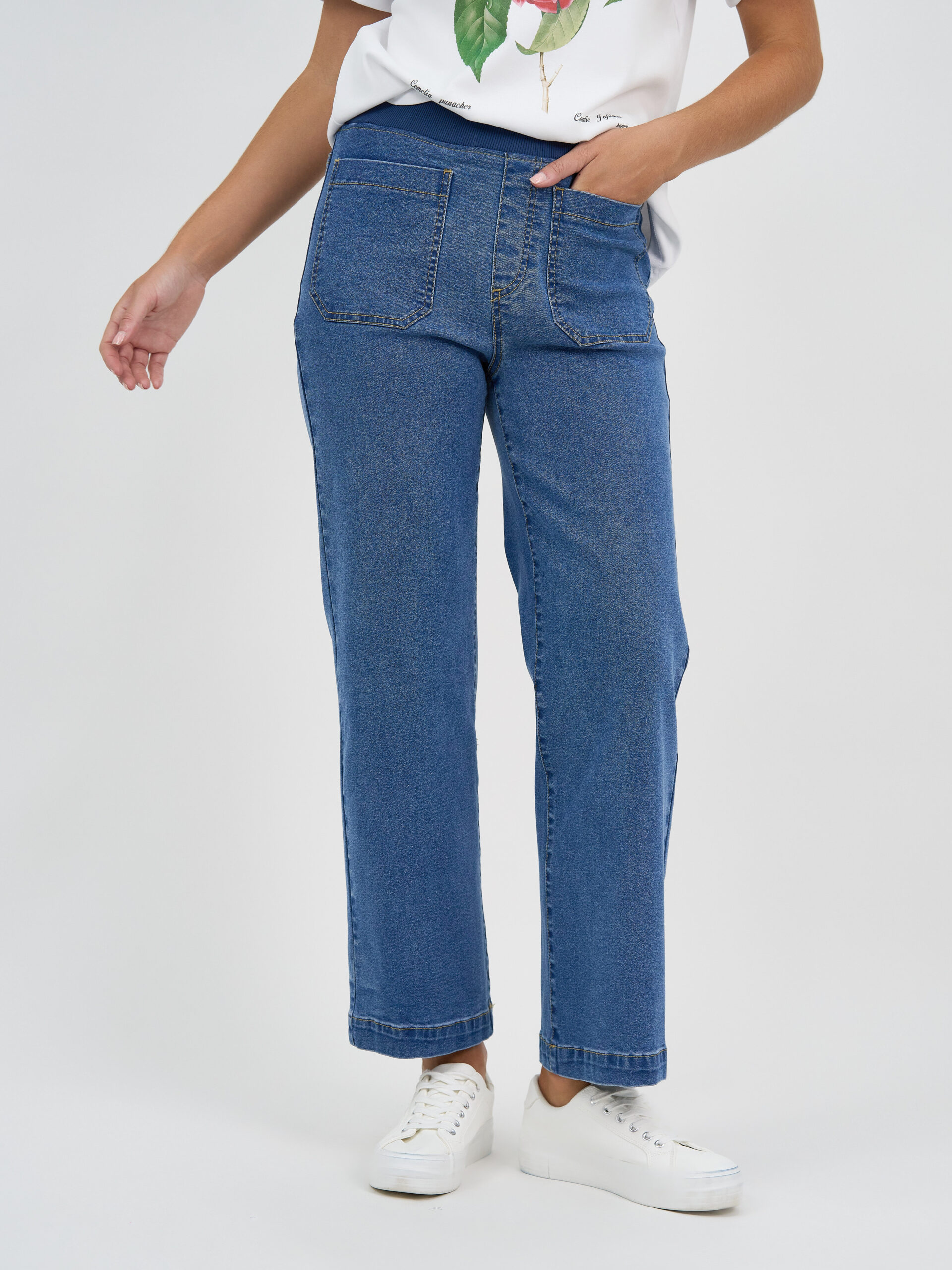 Carpenter Stretch Leg Jean –Denim by Threadz - Florence Store