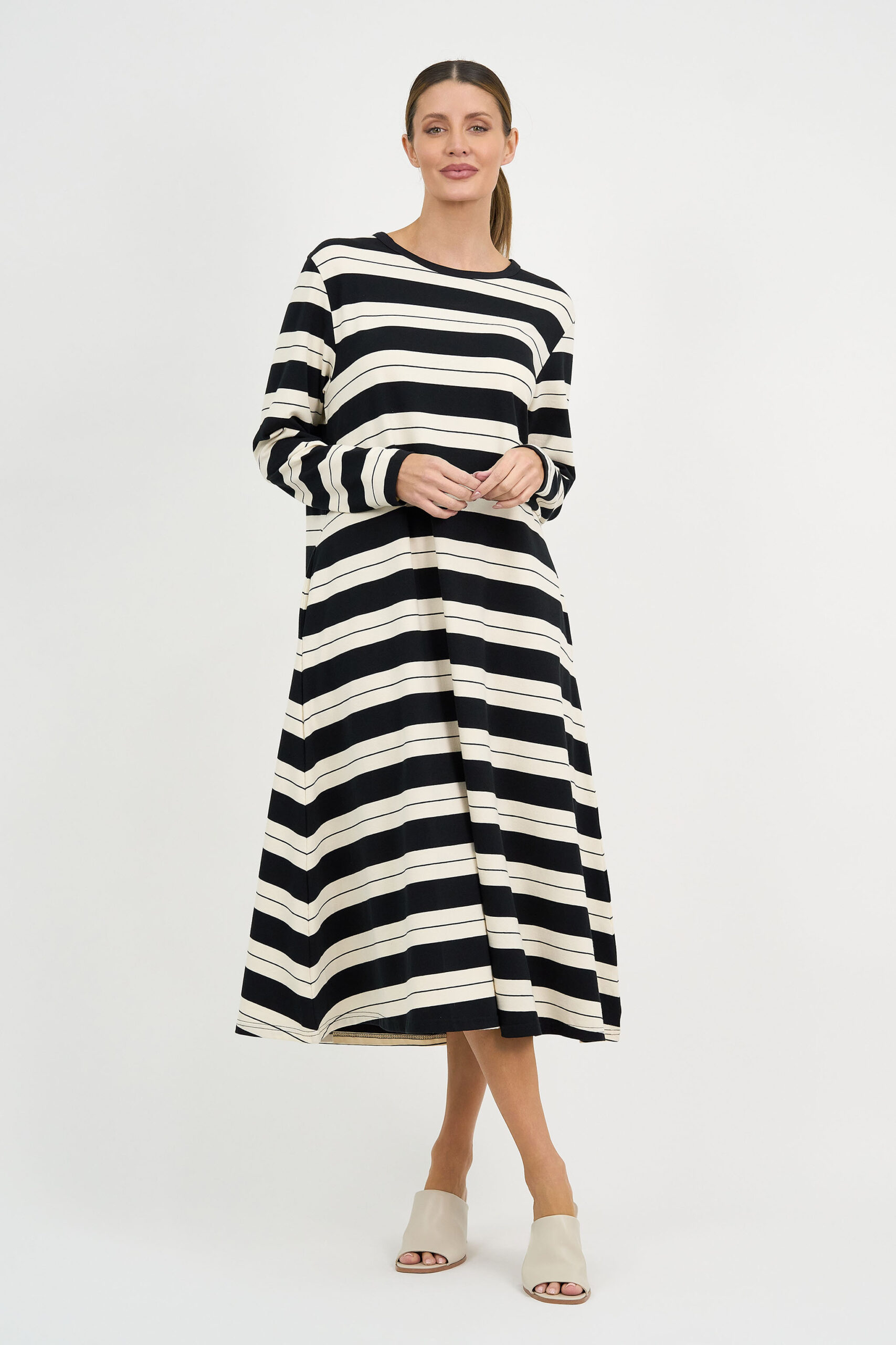 Cotton Jersey Dress –Black by Liberty Rose | Florence Store